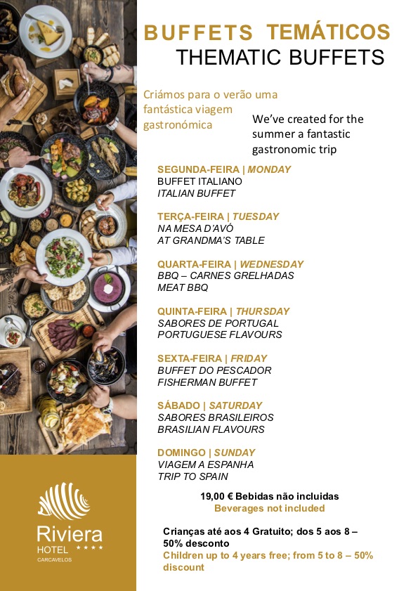 Buffets temáticos – Geral – O Correio da Linha